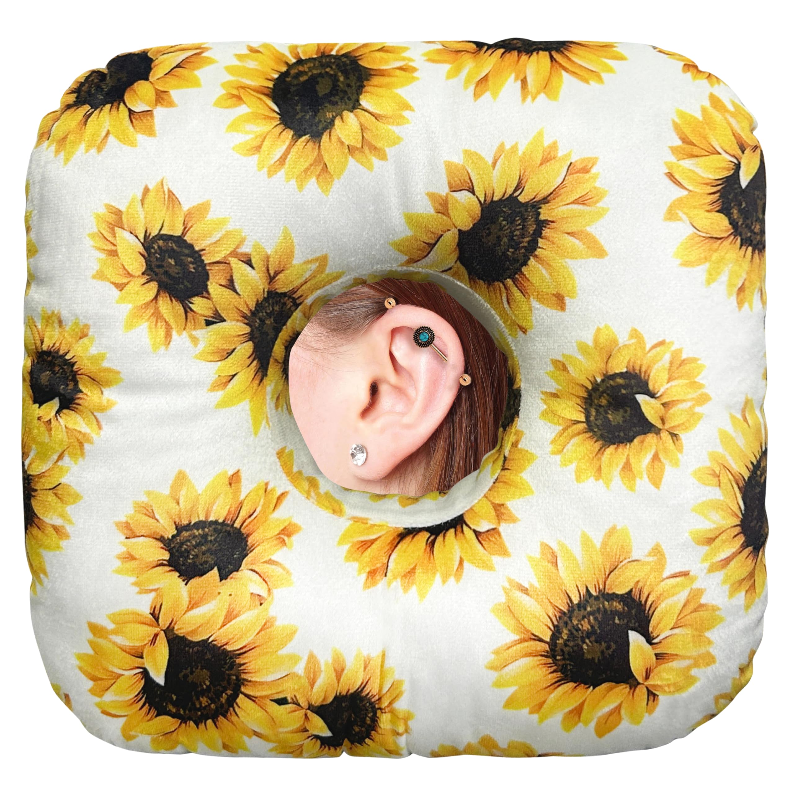 Amazon.com: BVOKQUC Ear Piercing Pillow for Side Sleepers Pillows with ...