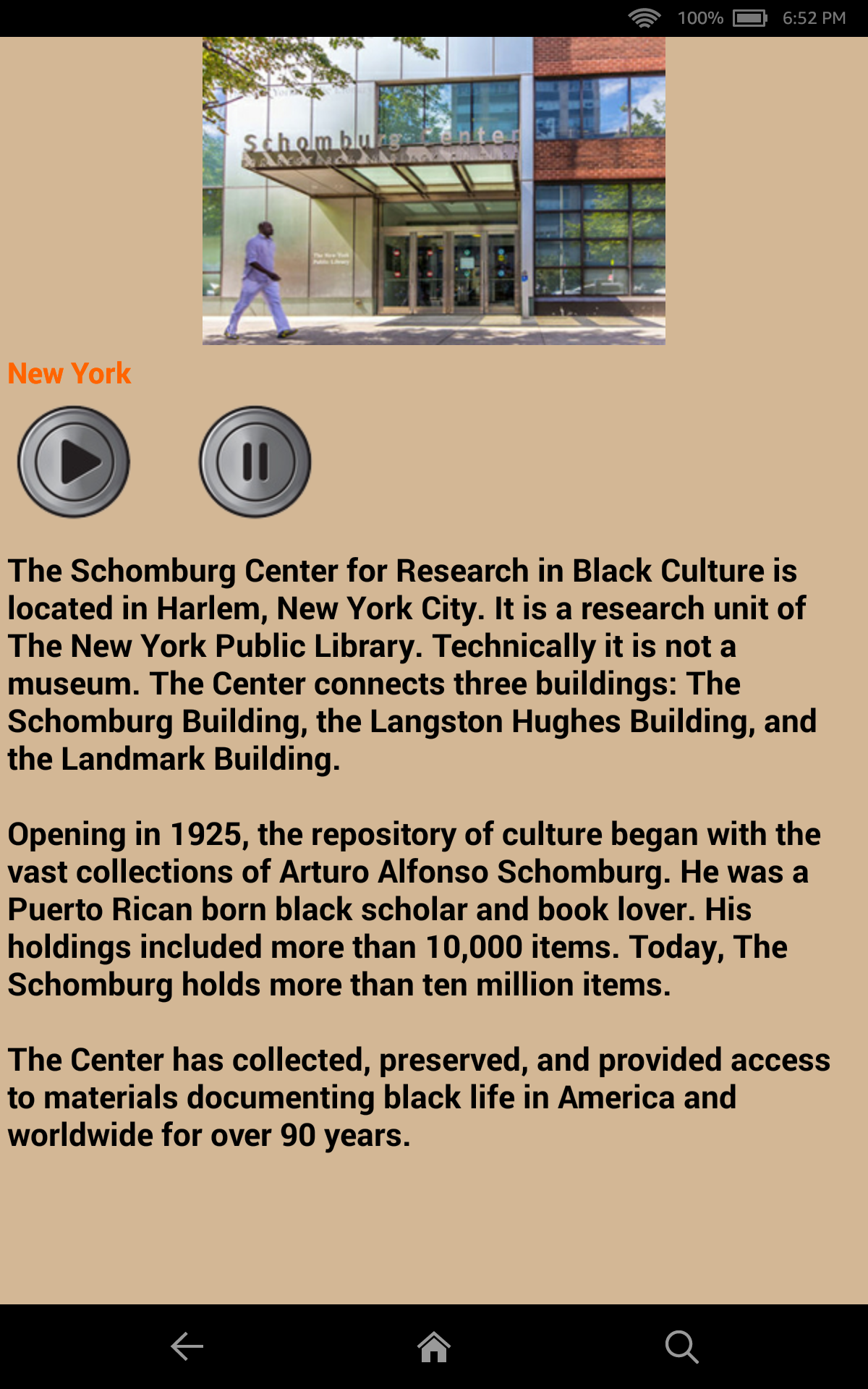 Black History Museums - App on Amazon Appstore