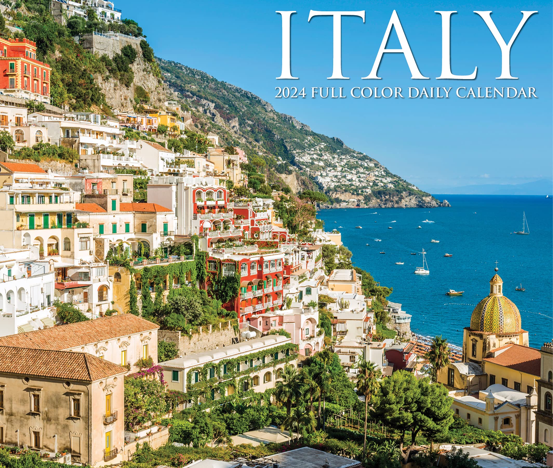 Snapklik.com : Willow Creek Press Italy Daily 2024 Box/Desk Calendar