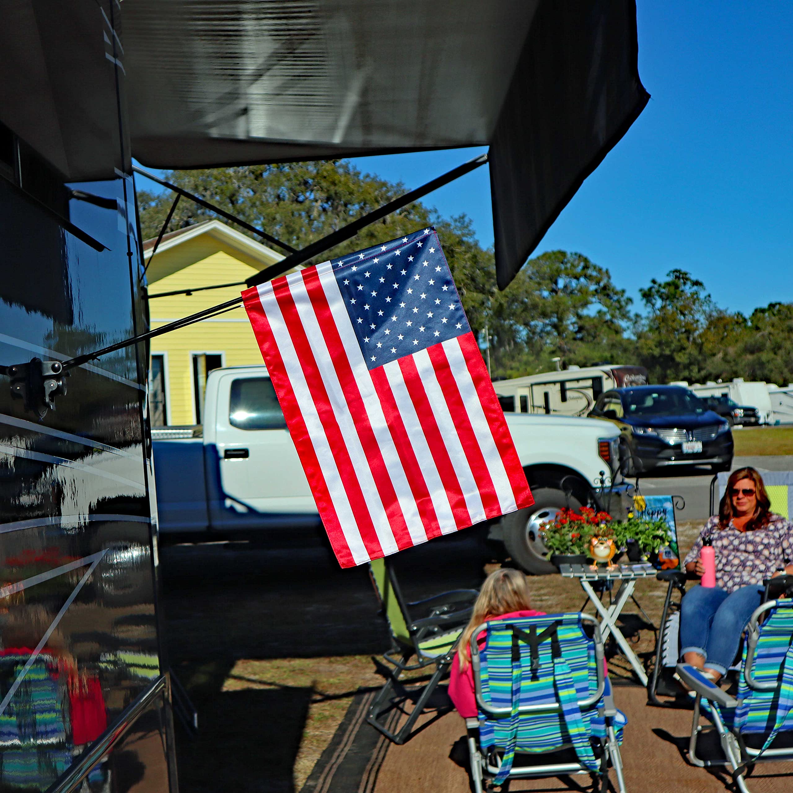 Camping Rv Flag Pole Pvc Camping Flag Pole