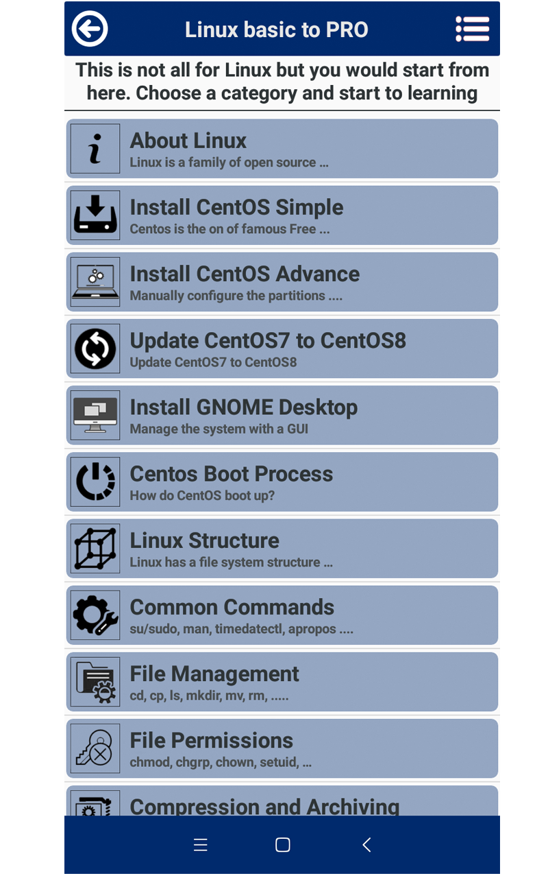 Linux Basic to PRO - App on Amazon Appstore