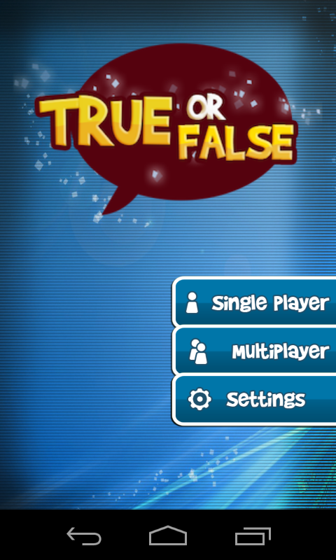 True or False Quiz Fun Game - App on the Amazon Appstore