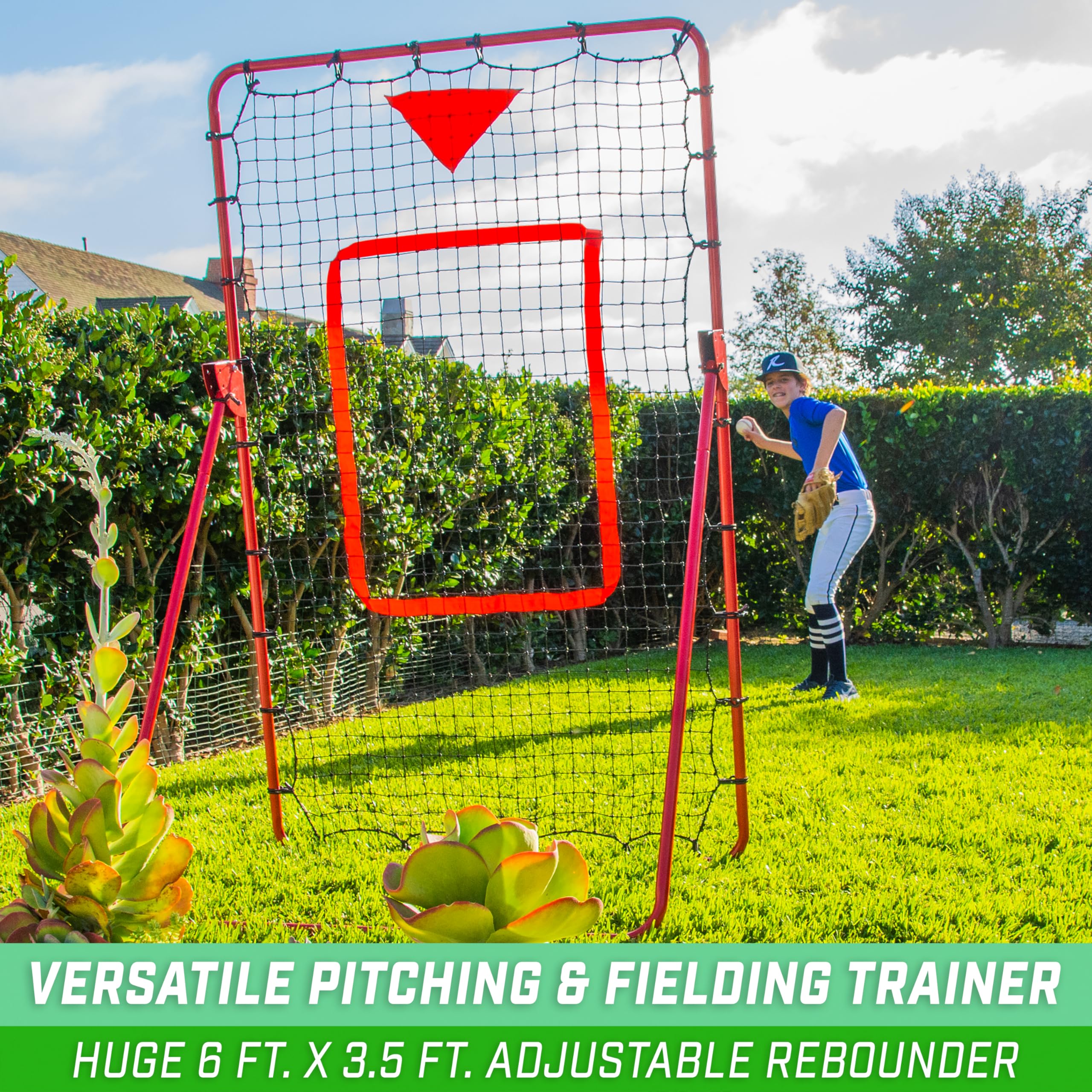 Snapklik.com : GoSports 6 Ft X 3.5 Ft Baseball & Softball Pitching And ...