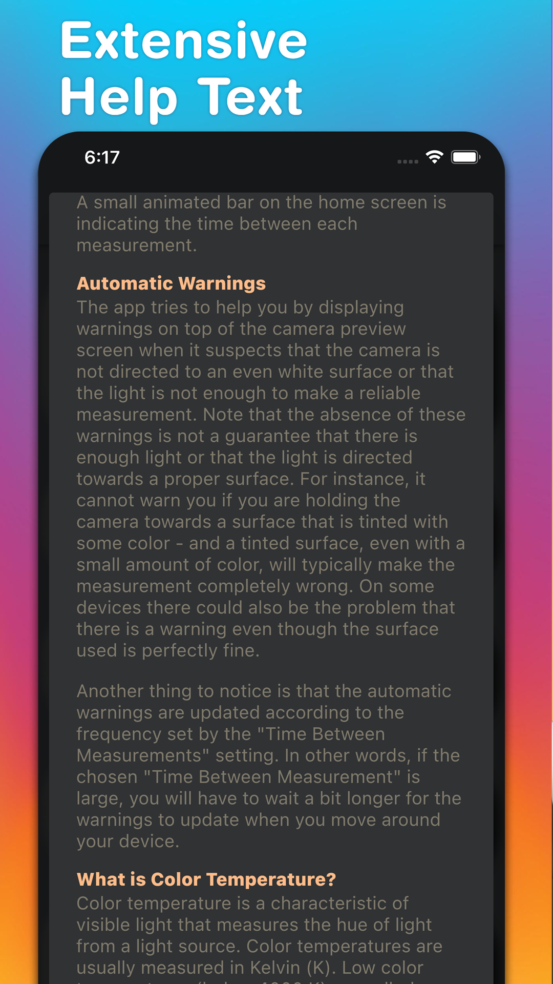 White Balance Color Temp Kelvin Meter - App on Amazon Appstore