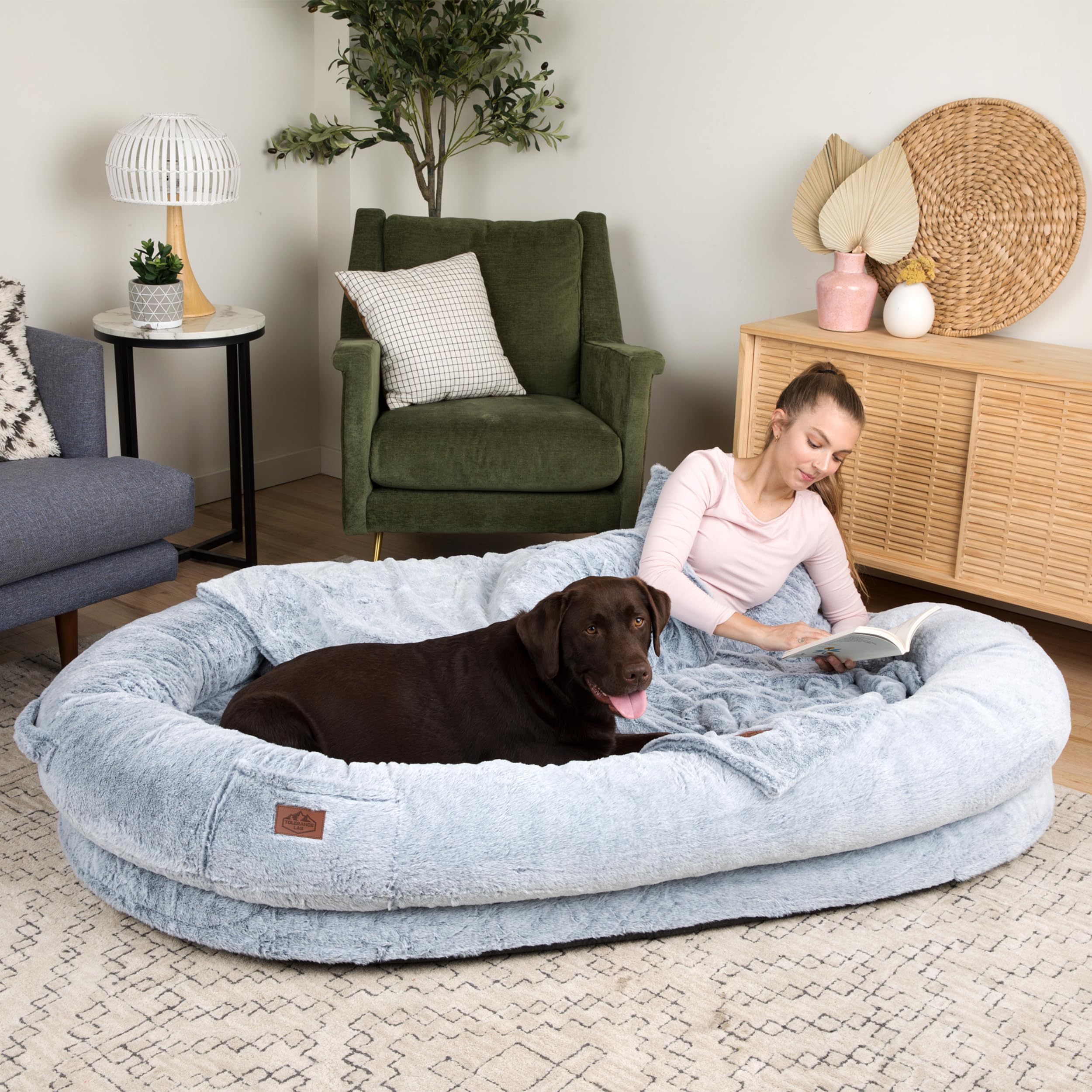 Human Dog Bed | Extra Large Human Sized Dog Bed | Giant Dog Bed for ...