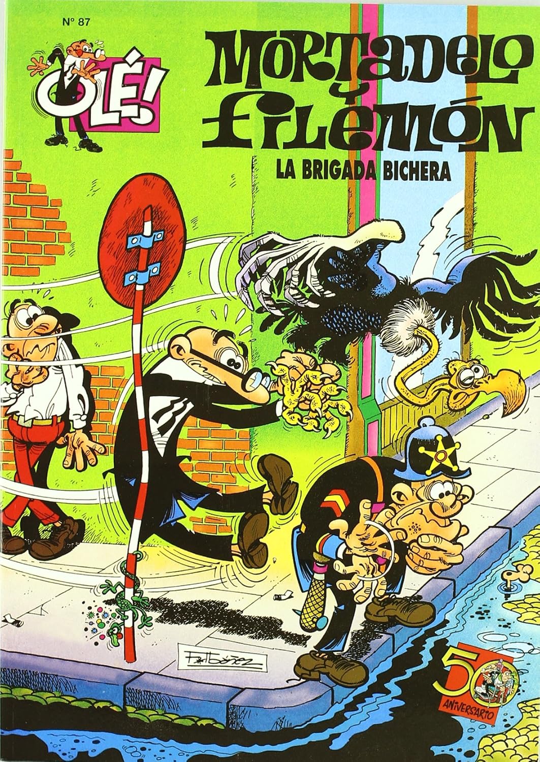 Amazon.com: La brigada bichera (Olé! Mortadelo 87) (Spanish Edition): 9788440649690: Ibáñez ...