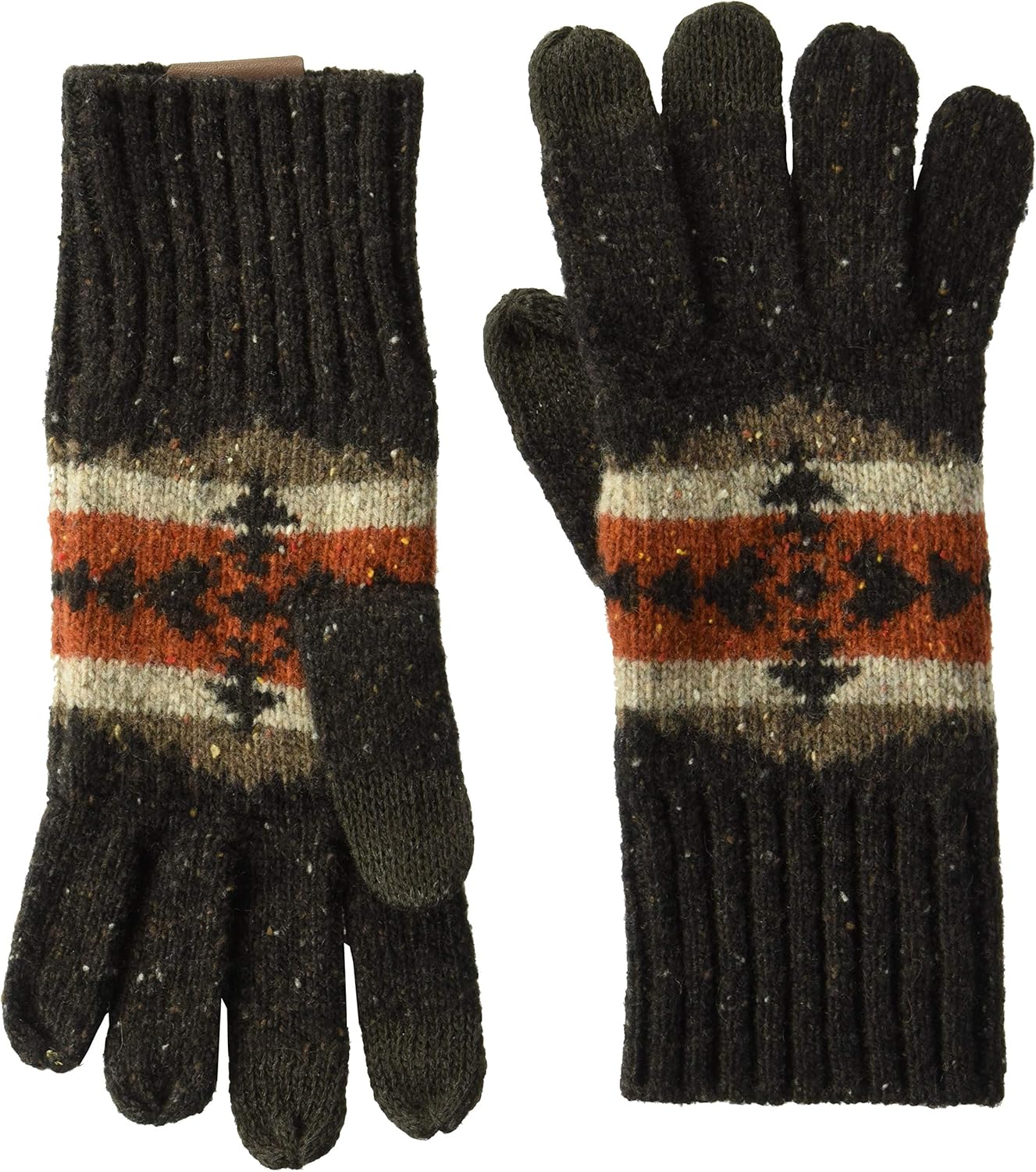 Pendleton Men's Cozie Knit Gloves, Hawkeye Brown, L/XL at Amazon Men’s ...