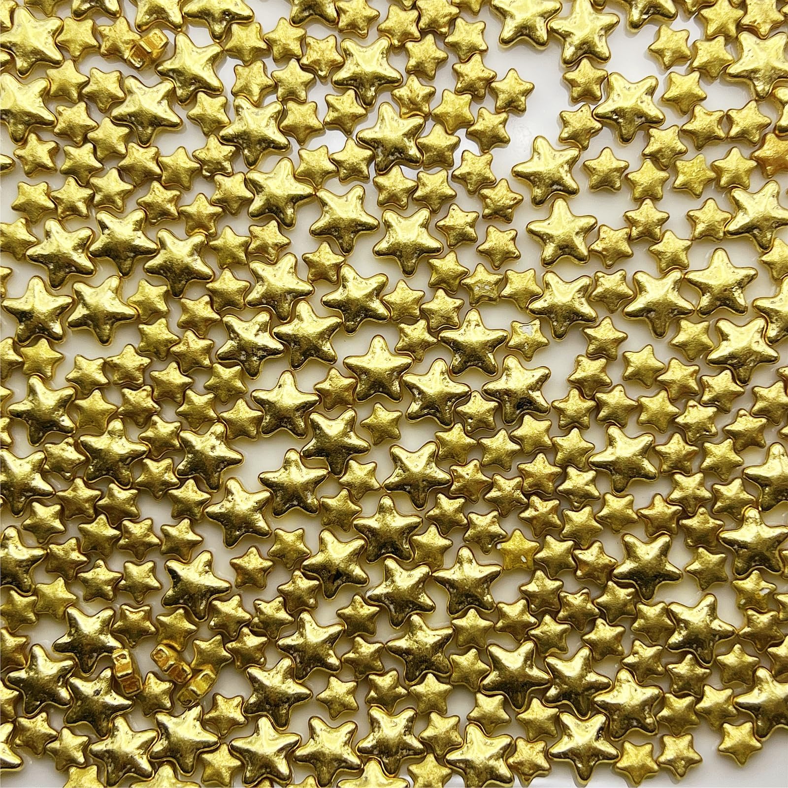 Amazon.com: SE Si&Moos Gold Star Sprinkles Edible Gold Stars for Cake ...