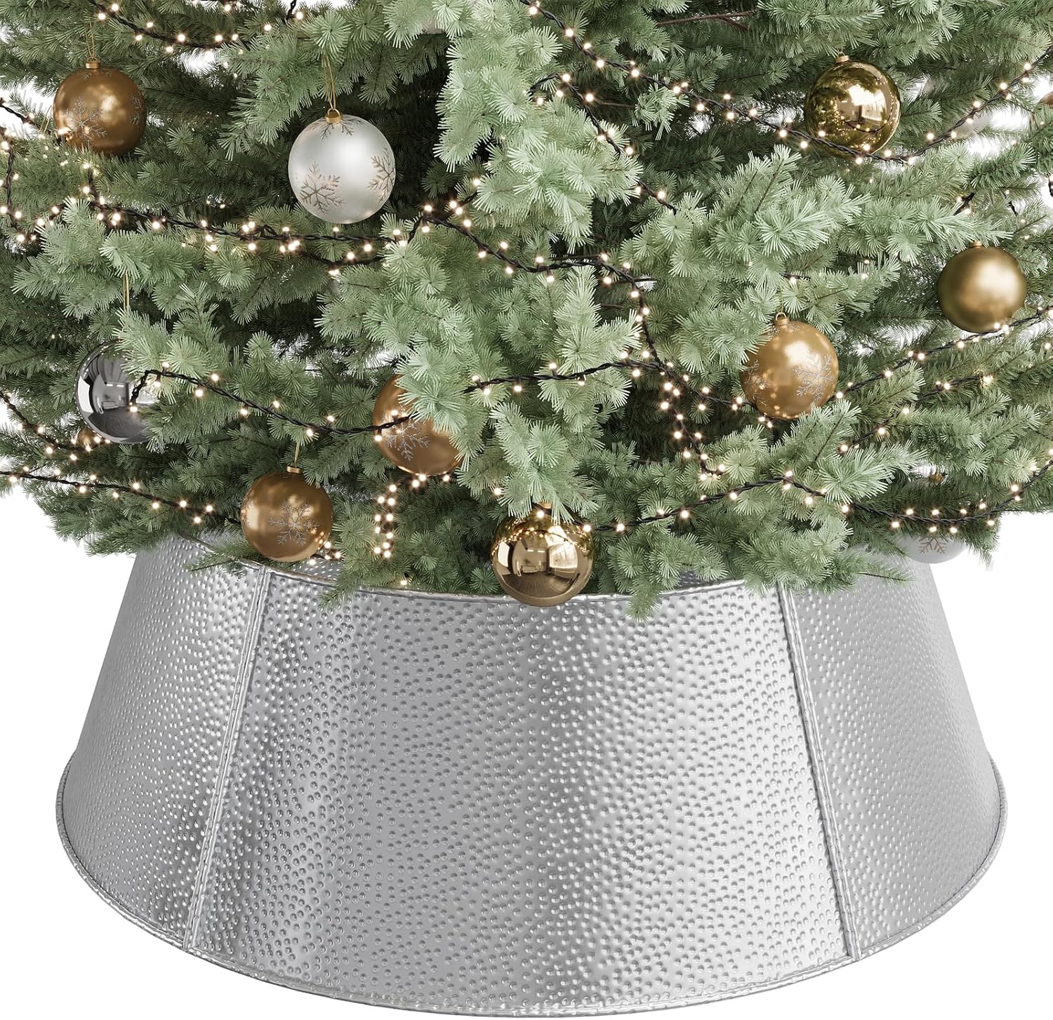 Amazon.com: ELYKEN Metal Christmas Tree Collar, 28'' Rustic Tree Collar ...