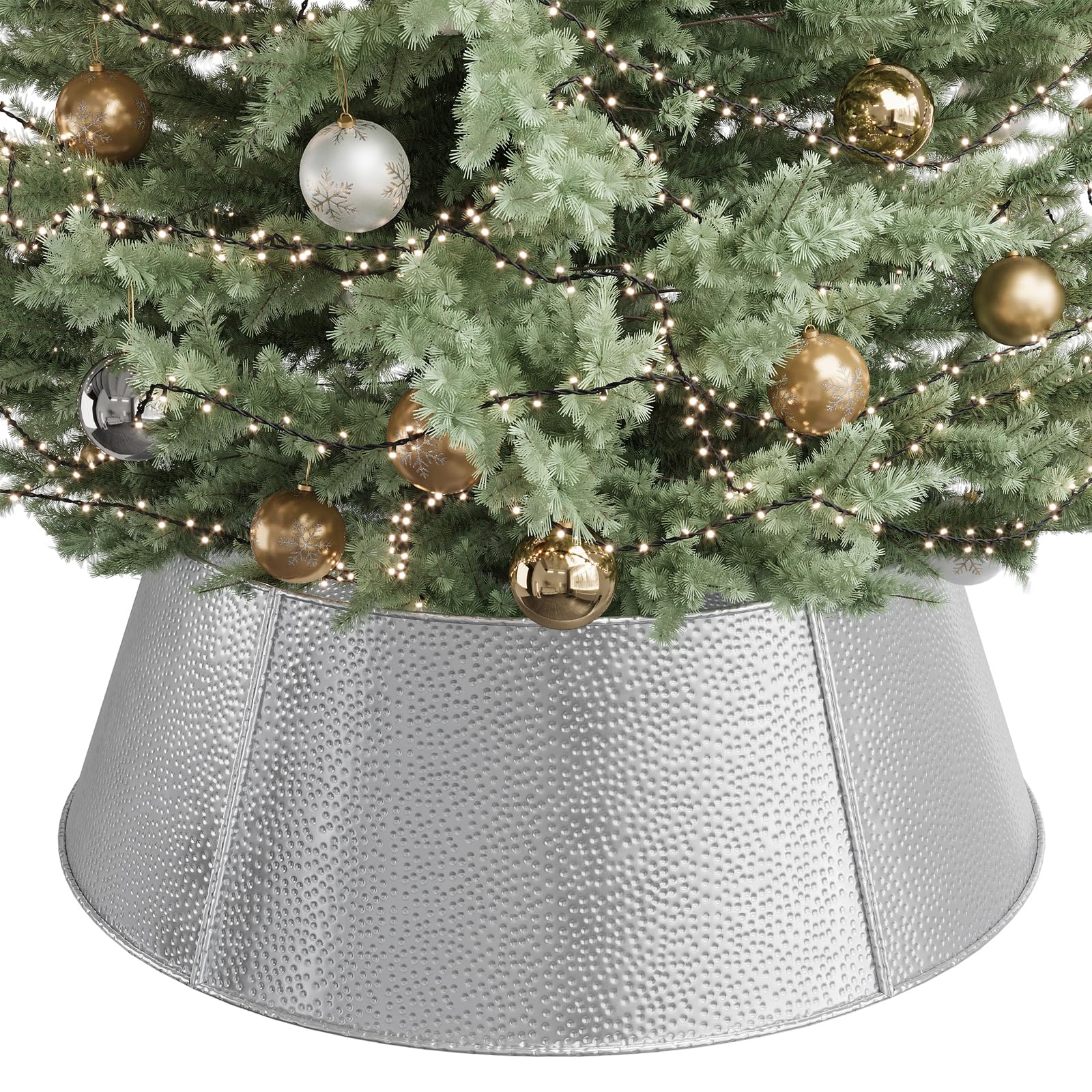 Amazon.com: ELYKEN Metal Christmas Tree Collar, 28'' Rustic Tree Collar ...