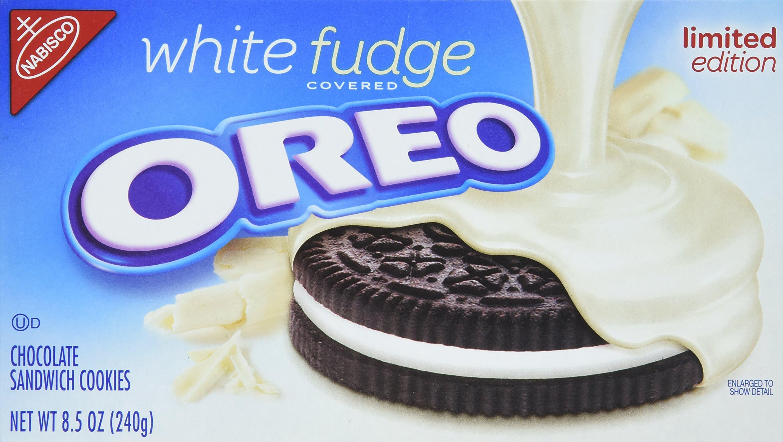 Amazon.com: White Fudge Covered Oreo Cookies Limited Edition 8.5 Ounce