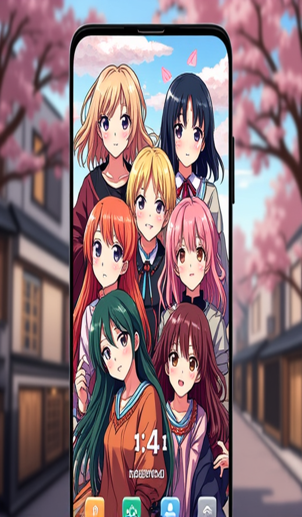 Girls Anime PFP - Cute Kawaii HD 4K Live Backgrounds Profile - App on ...