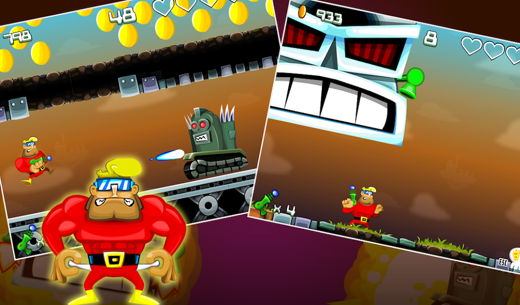 Johnny Action Upgrade:Superhero Free Jump And Run - App on the Amazon ...