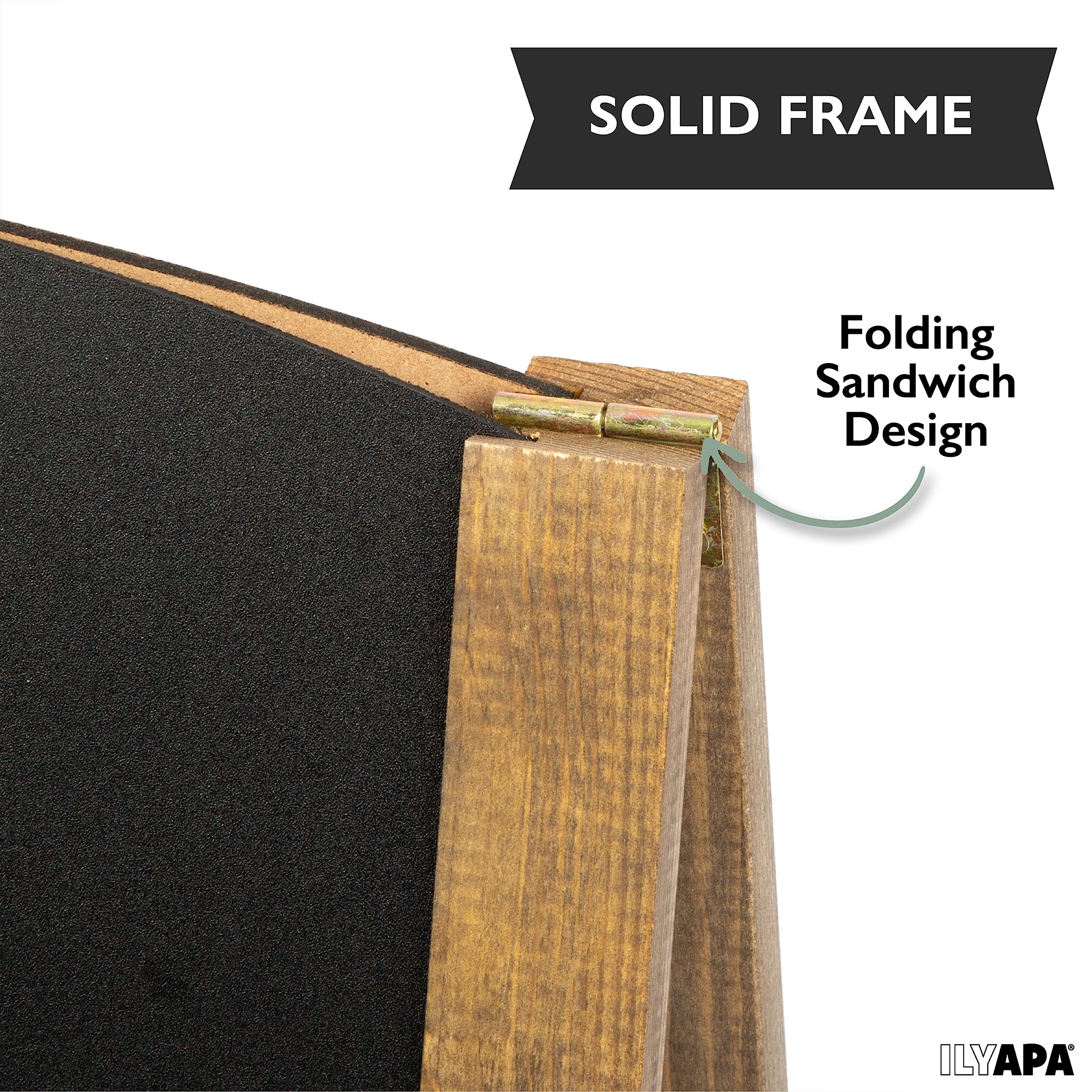 Snapklik.com : Ilyapa A-Frame Chalkboard Sidewalk Sign - Rounded Top ...