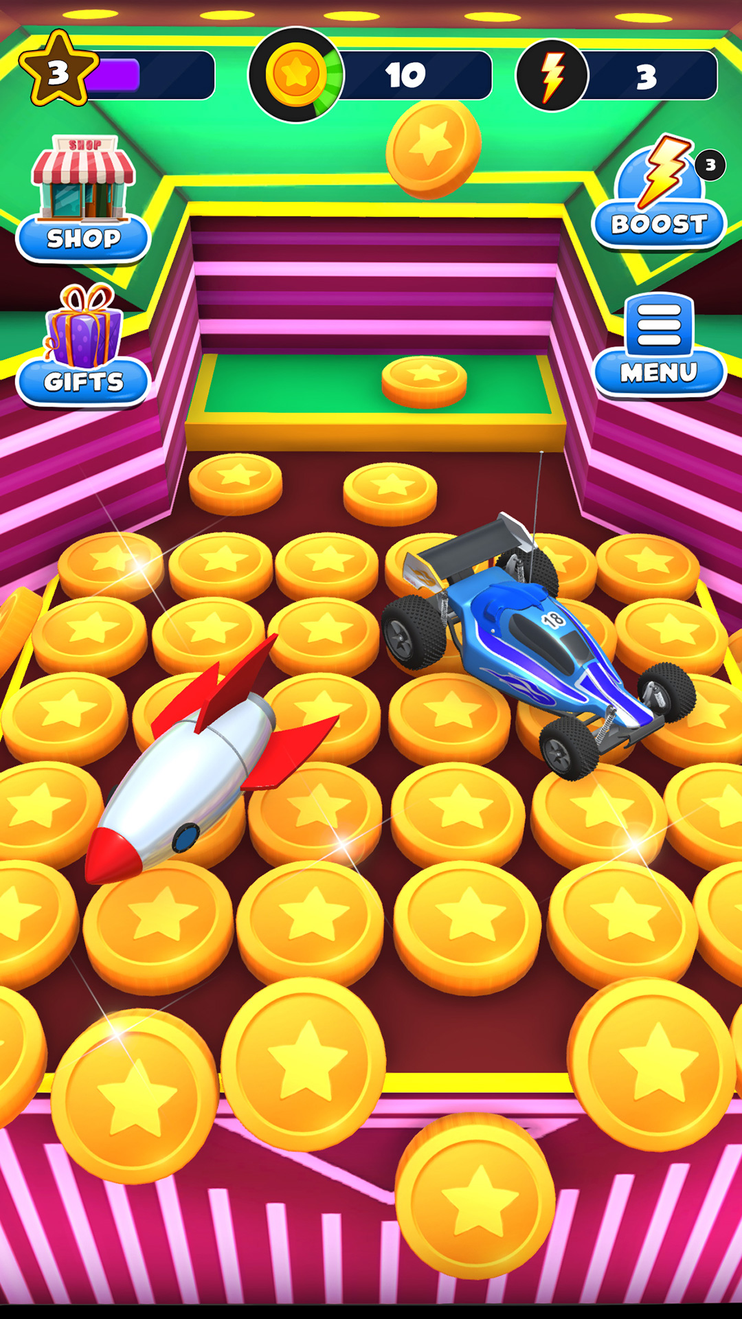 Coin Pusher 3D Cash Crane Game: Carnival Party Gold Coins Master Dozer ...