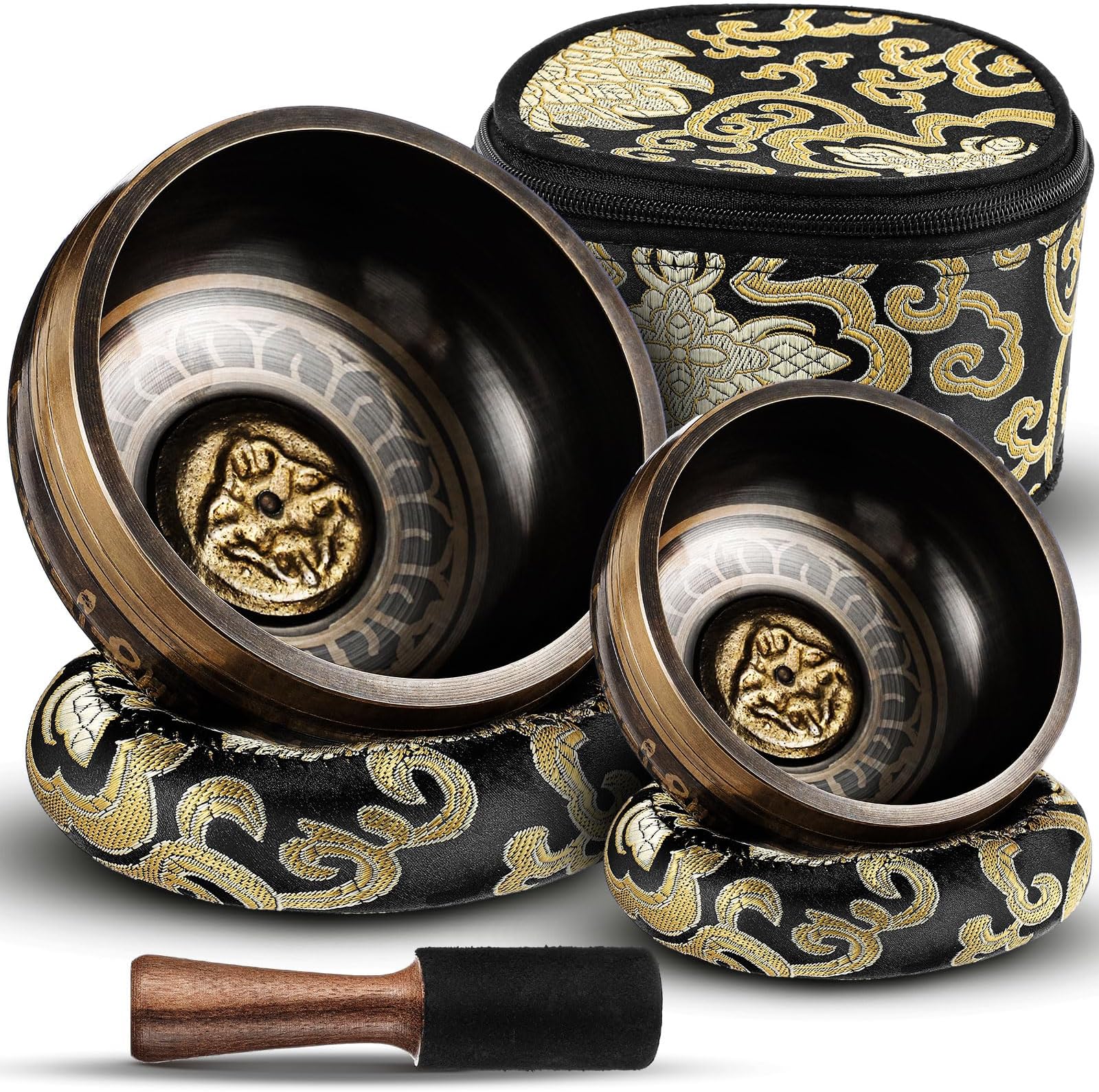 Amazon.com: Tibetan Singing Bowl Set, Pure Timbre - Pure and ethereal ...