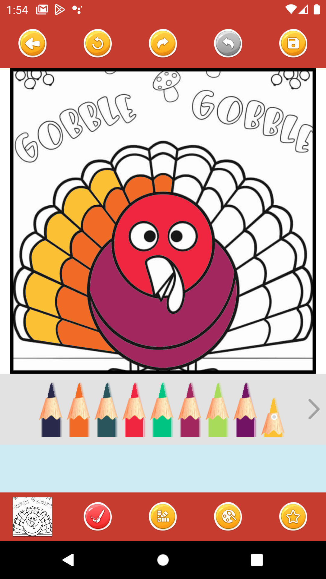 Turkey Coloring Book - App on Amazon Appstore