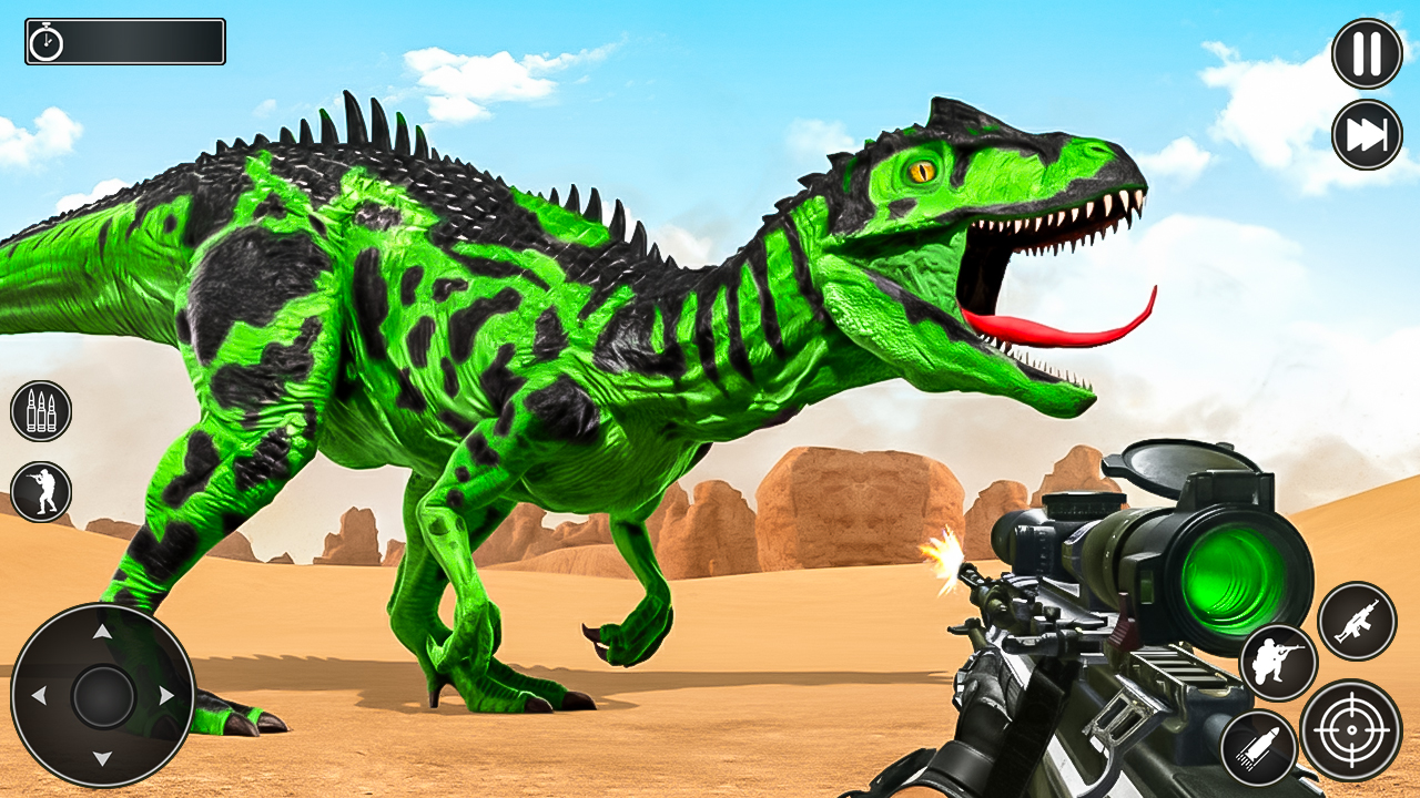Wild Dinosaur Hunting Simulator and Battle Monster Clash - App on ...