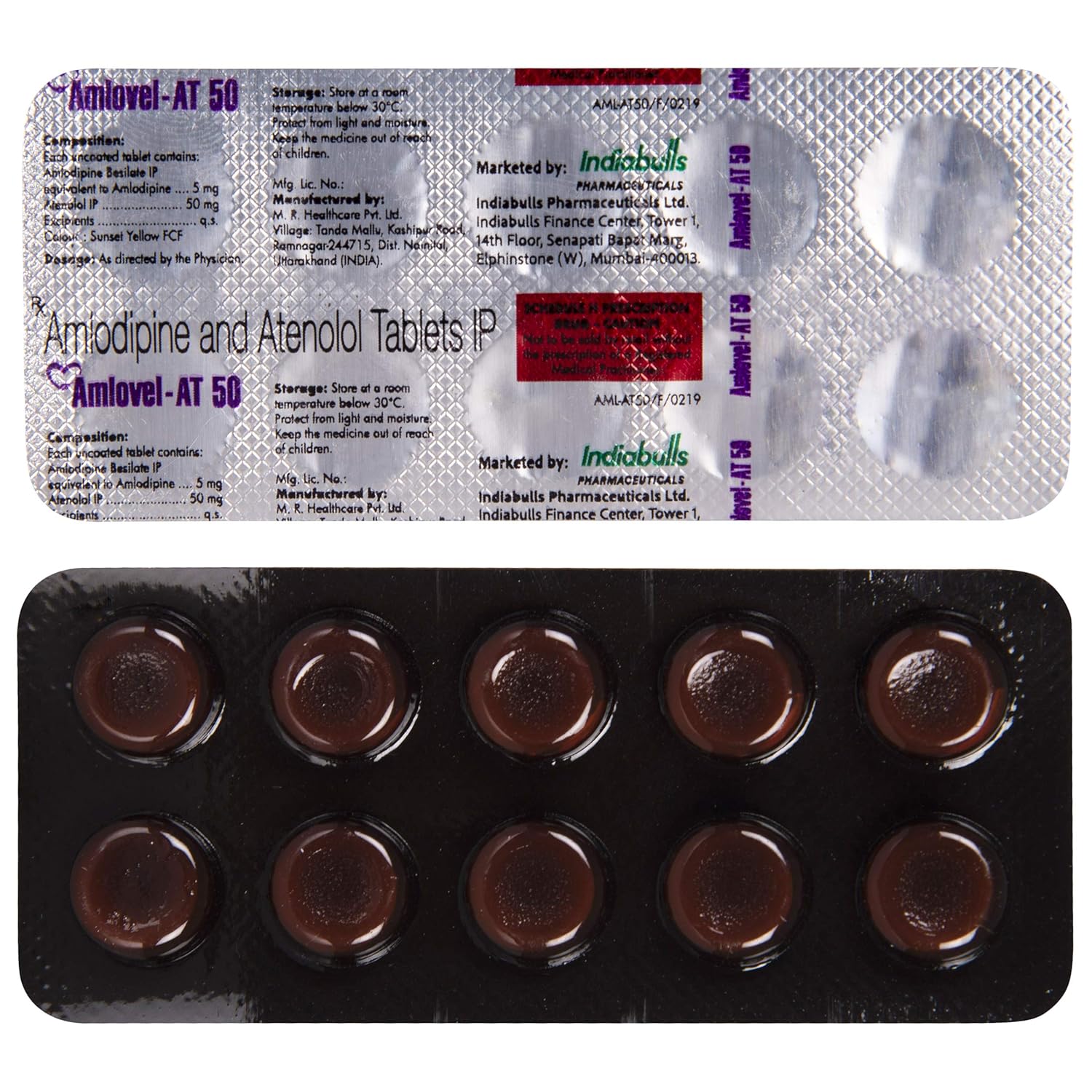 Amlovel-AT 50 - Strip of 10 Tablets : Amazon.in: Health & Personal Care