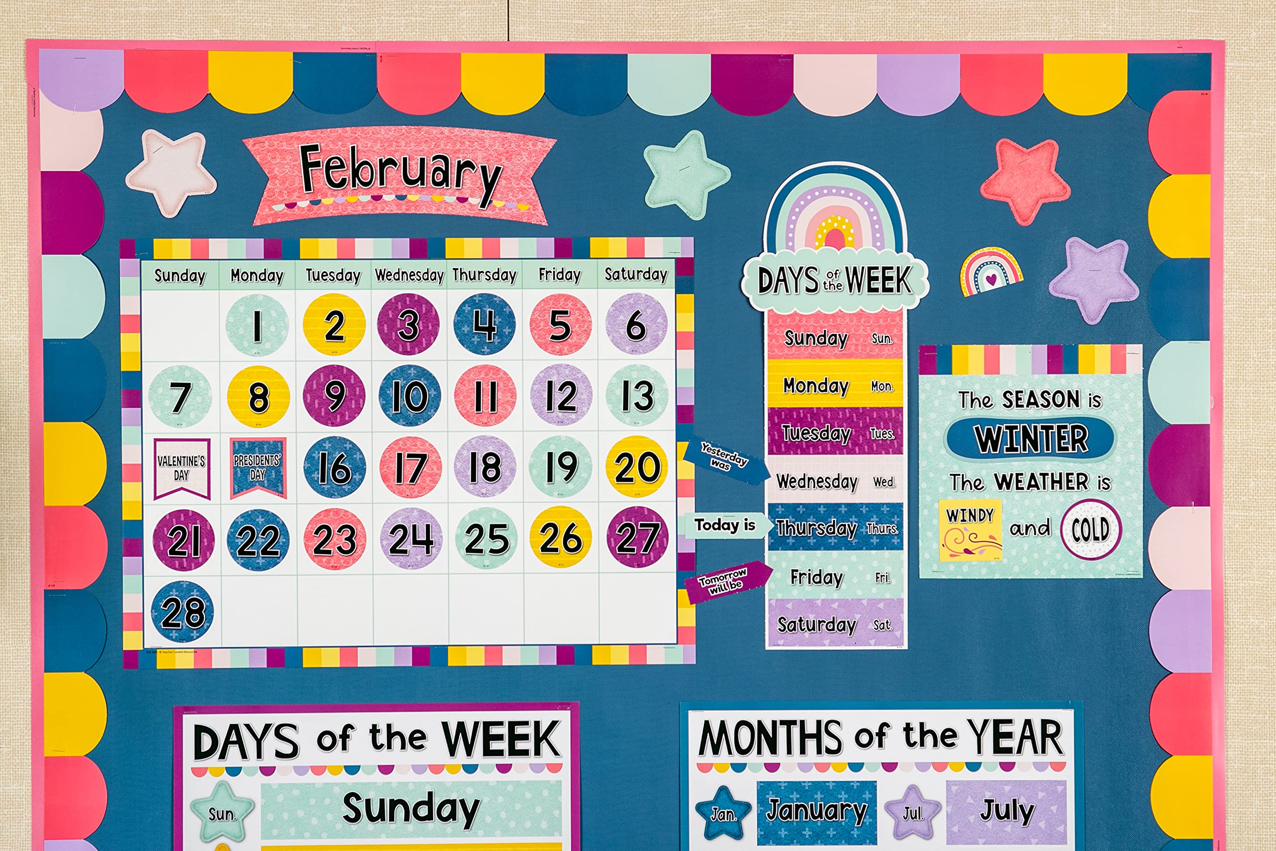 Snapklik.com : Oh Happy Day Calendar Bulletin Board