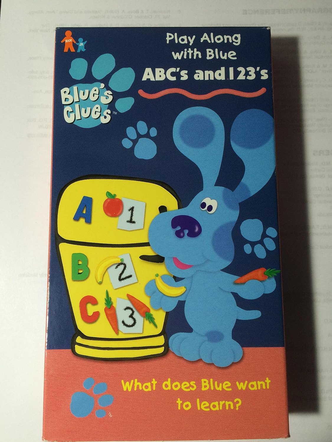 Amazon.co.jp: Blue's Clues: ABC's and 1,2,3's [VHS] [Import] : Traci ...