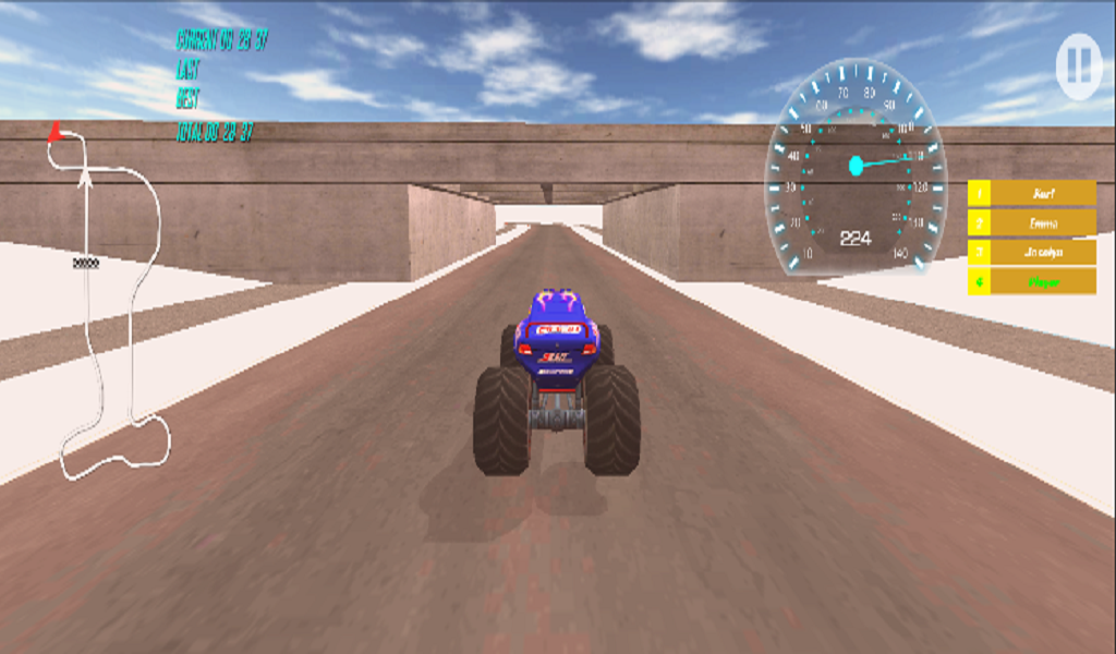 Monster Truck Racing Game - Drag Racer Simulator Game:Amazon.com ...