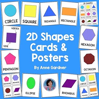 Buy 2D Shapes s! 2D Shapes Cards! 2D Shapes Anchor Chart! Online at ...