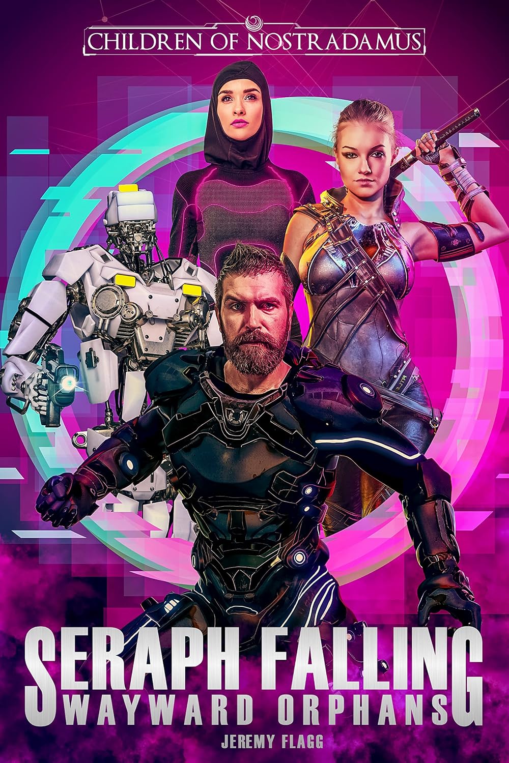 Amazon.com: Seraph Falling: A Cyberpunk Superhero Trilogy (Wayward ...