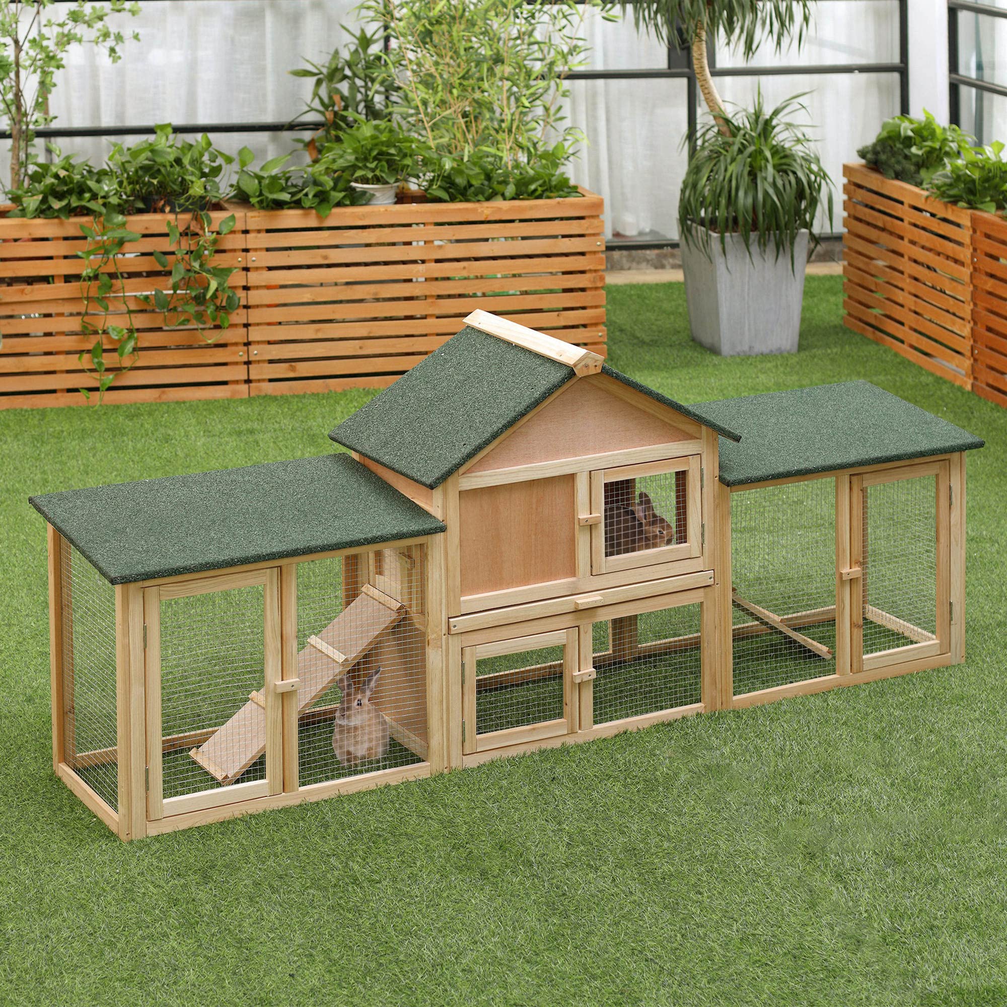 Two Story Rabbit Hutch Outdoor at Charles Blalock blog