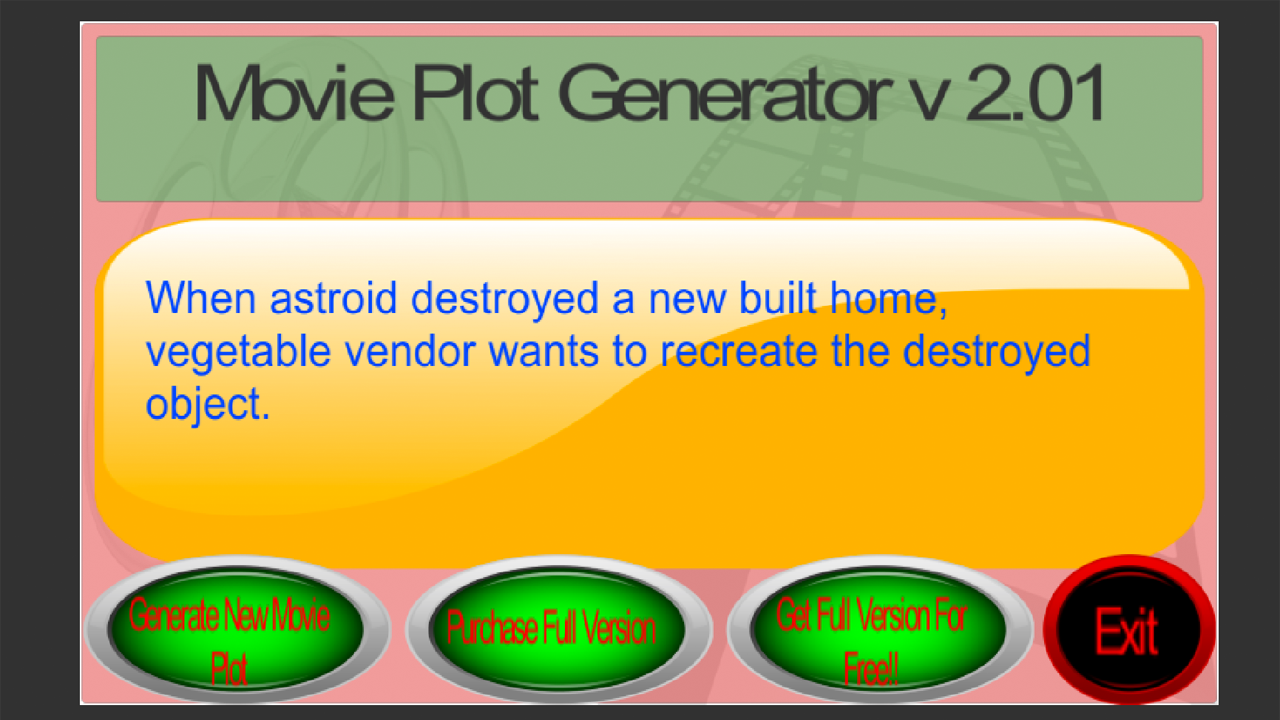 Movie Plot Generator 60 Photos - Moonagedaydream.film