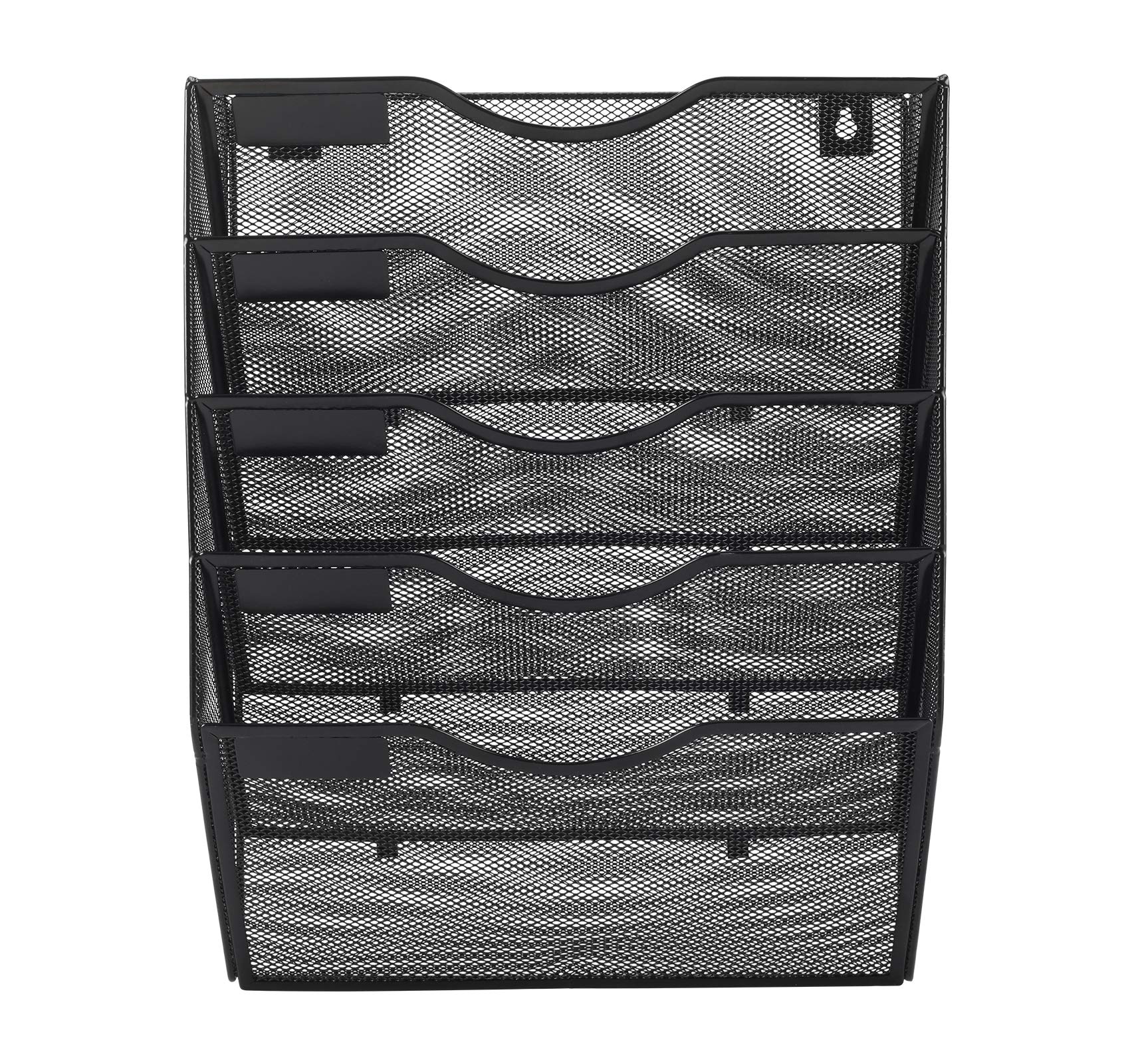 EasyPAG 5 Pockets Mesh Wall File Holder Organizer Office Hanging ...