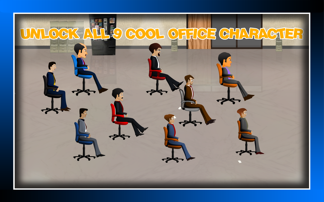 Office Chair Race : The Staff Rolling Break Room Action - Gold Edition ...