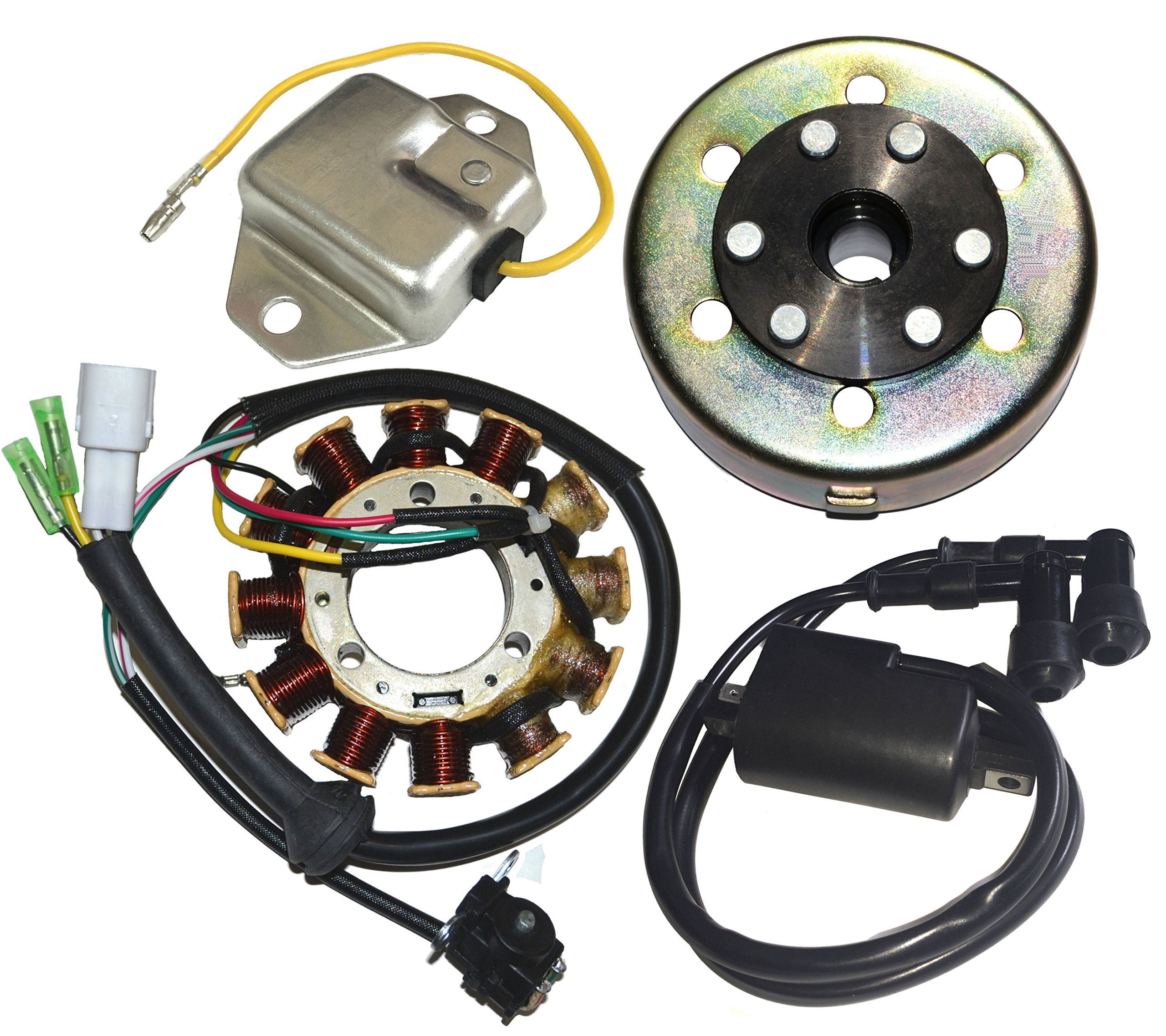 Complete Ignition System Yamaha Banshee 350 Stator Regulator Ignition ...