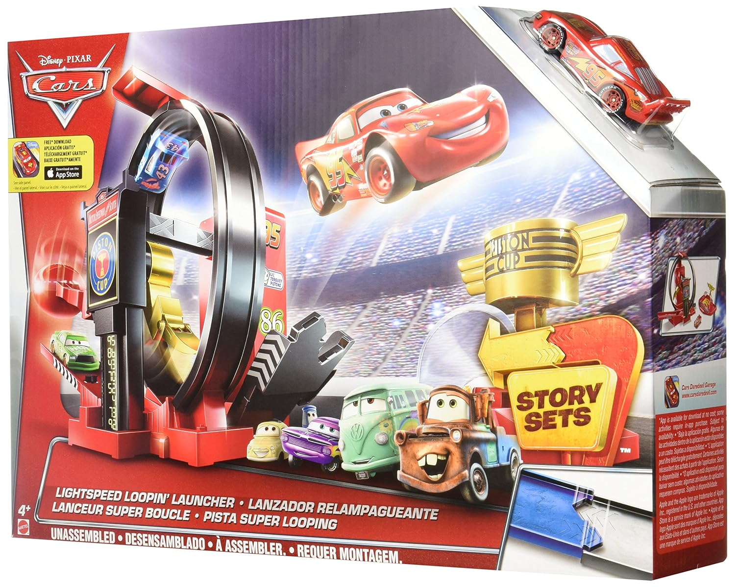 Buy Disney/Pixar Cars Lightspeed Loopin' Launcher Online at Low Prices ...