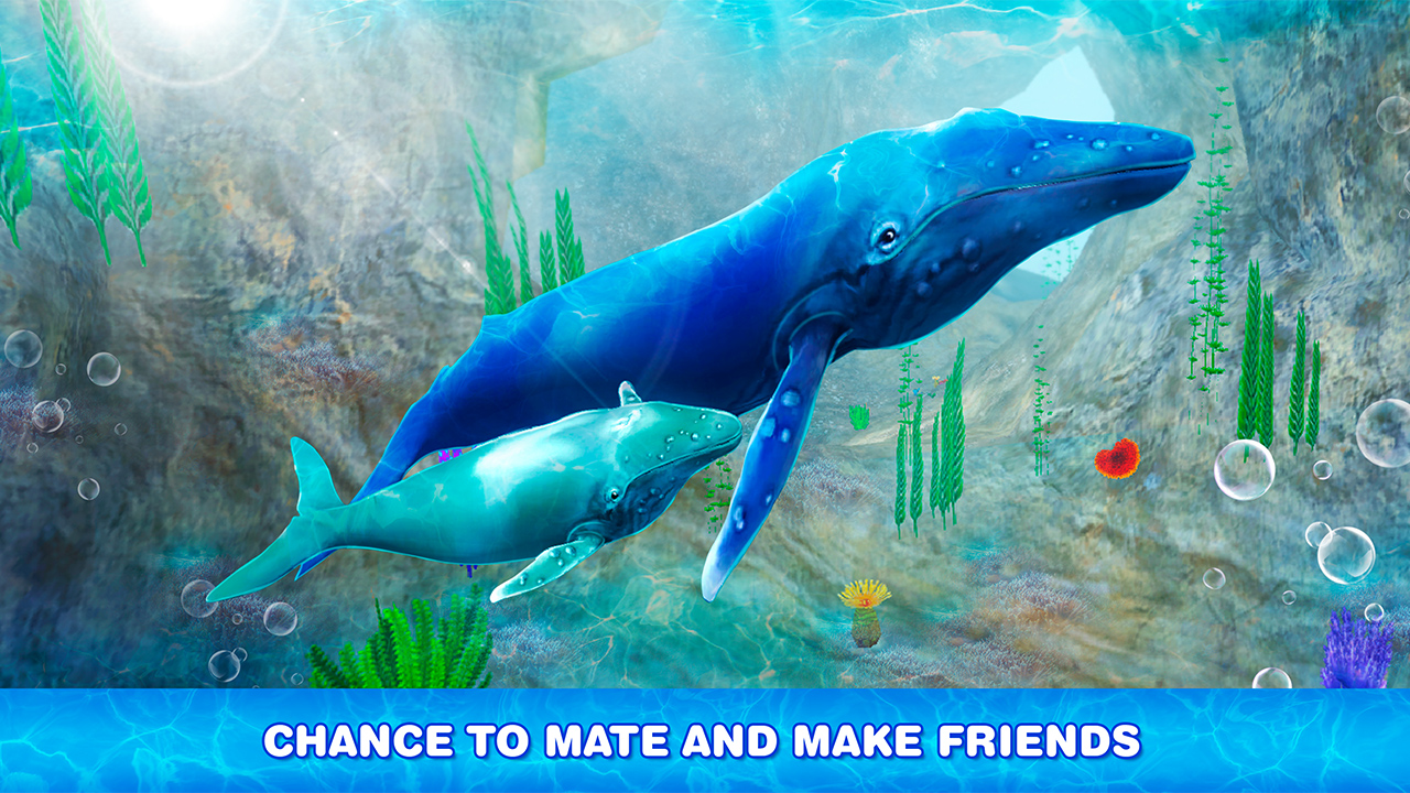 Swimming Humpback Whale - Ocean Depths Predator Hunt Simulator 3D - App ...