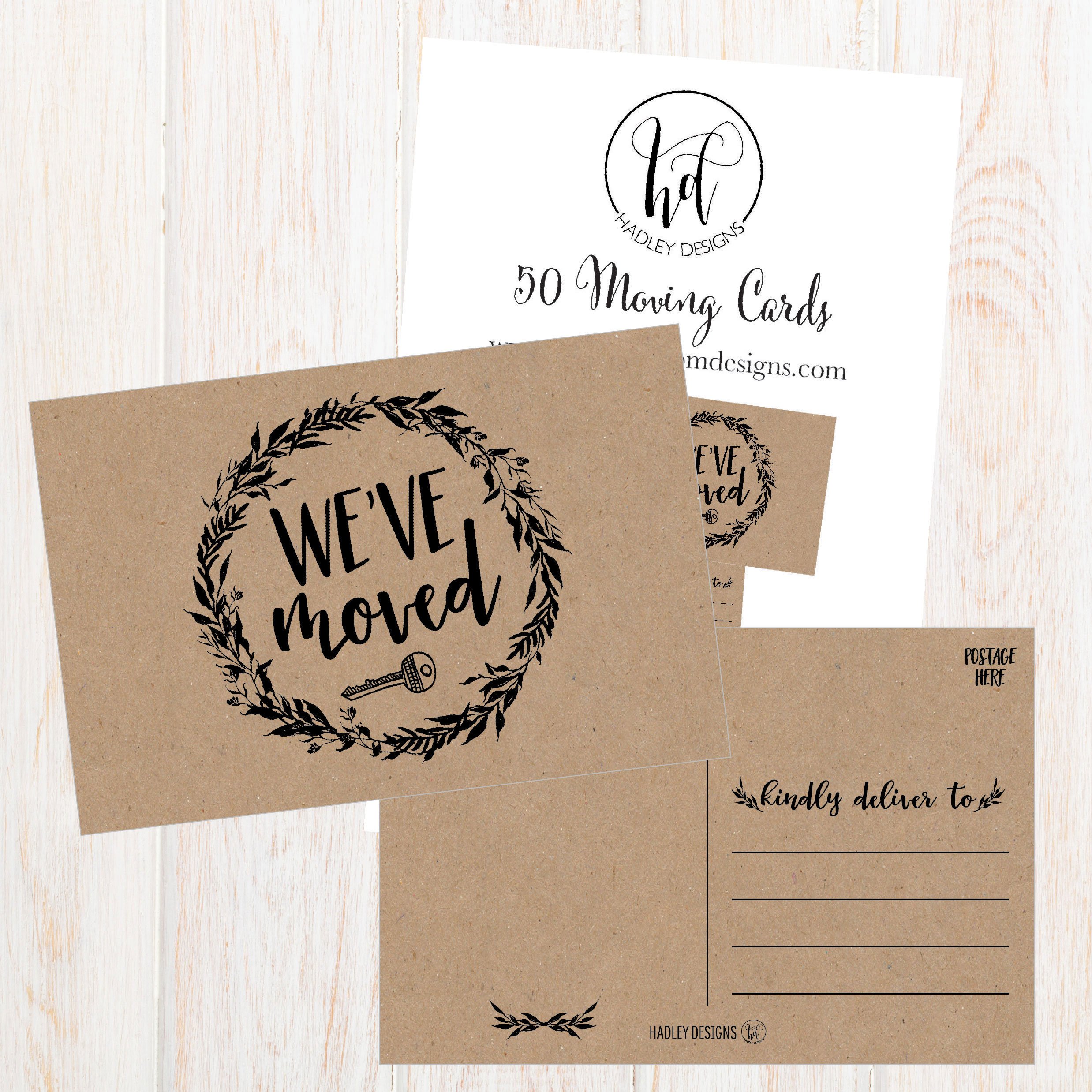 We Are Moving Postcards