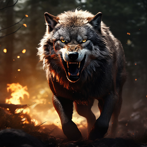 Wild Wolf Animal Fighting 3D Game: Hunting Animal Attack Survival ...