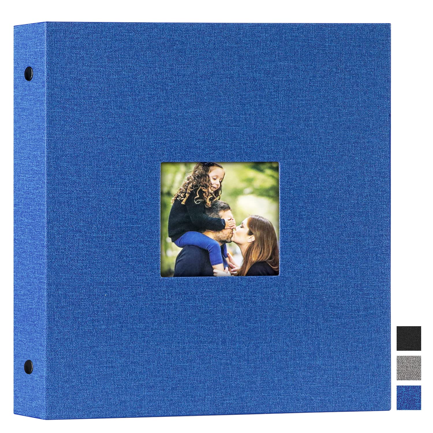 Snapklik.com : Lanpn Photo Album 6x6, Linen Hard Cover Acid Free Slip ...