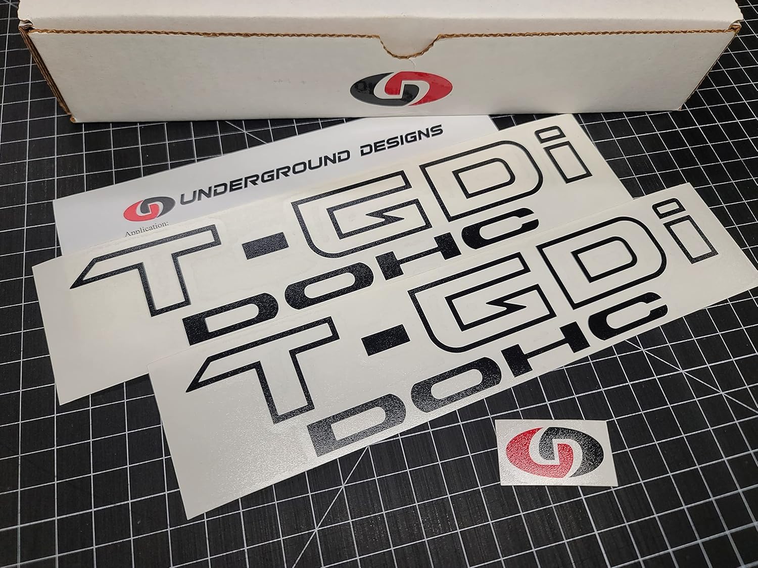 Amazon.com - T-GDI DOHC Decals (2-Pack) Turbo Racing 10" Stickers Fits ...