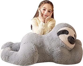 Amazon.com: Tumyay Giant Sloth Stuffed Animal Plush Soft Toy,Large ...