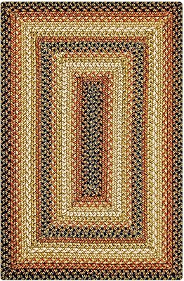 Amazon.com: SAFAVIEH Braided Collection 2' x 3' Brown/Multi BRD313A ...