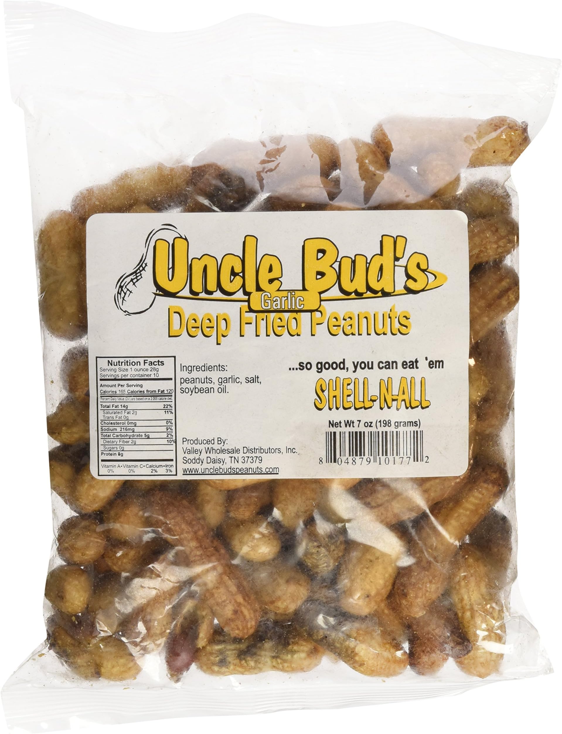 Amazon.com : Deep Fried Peanuts | Eat 'Em Shell-n-all | 7 oz. | 2 Pack ...