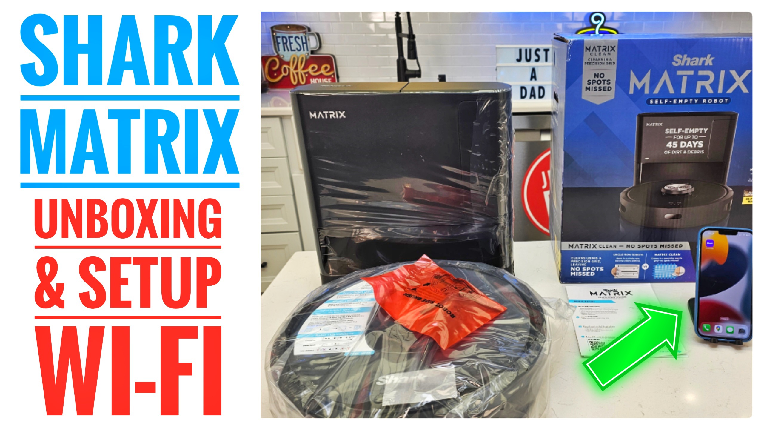 Watch Unboxing & Setup Shark Matrix Robot Vacuum Cleaner on Amazon Live