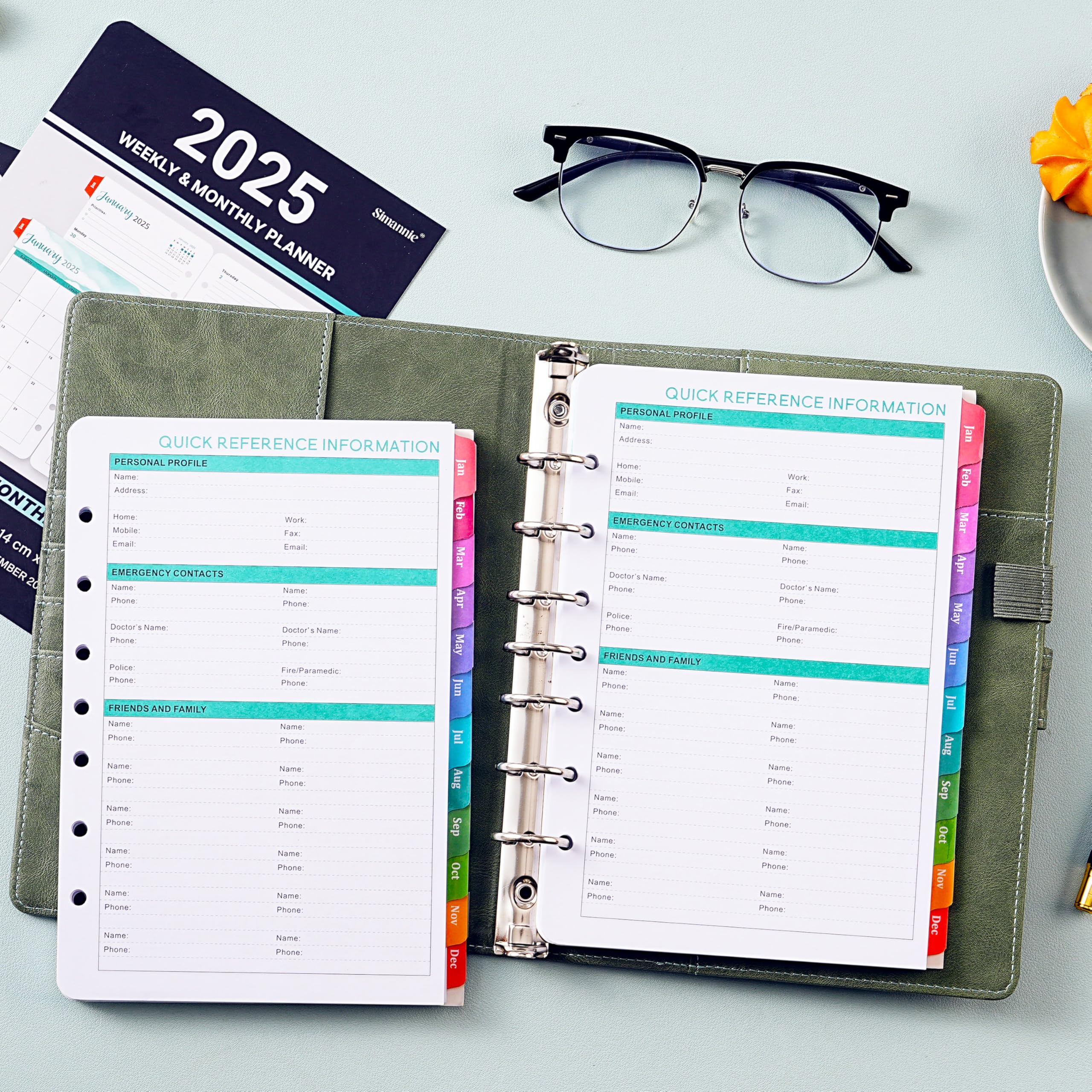 Snapklik.com : 2025 Planner Refills - 2025 Weekly Monthly Planner ...