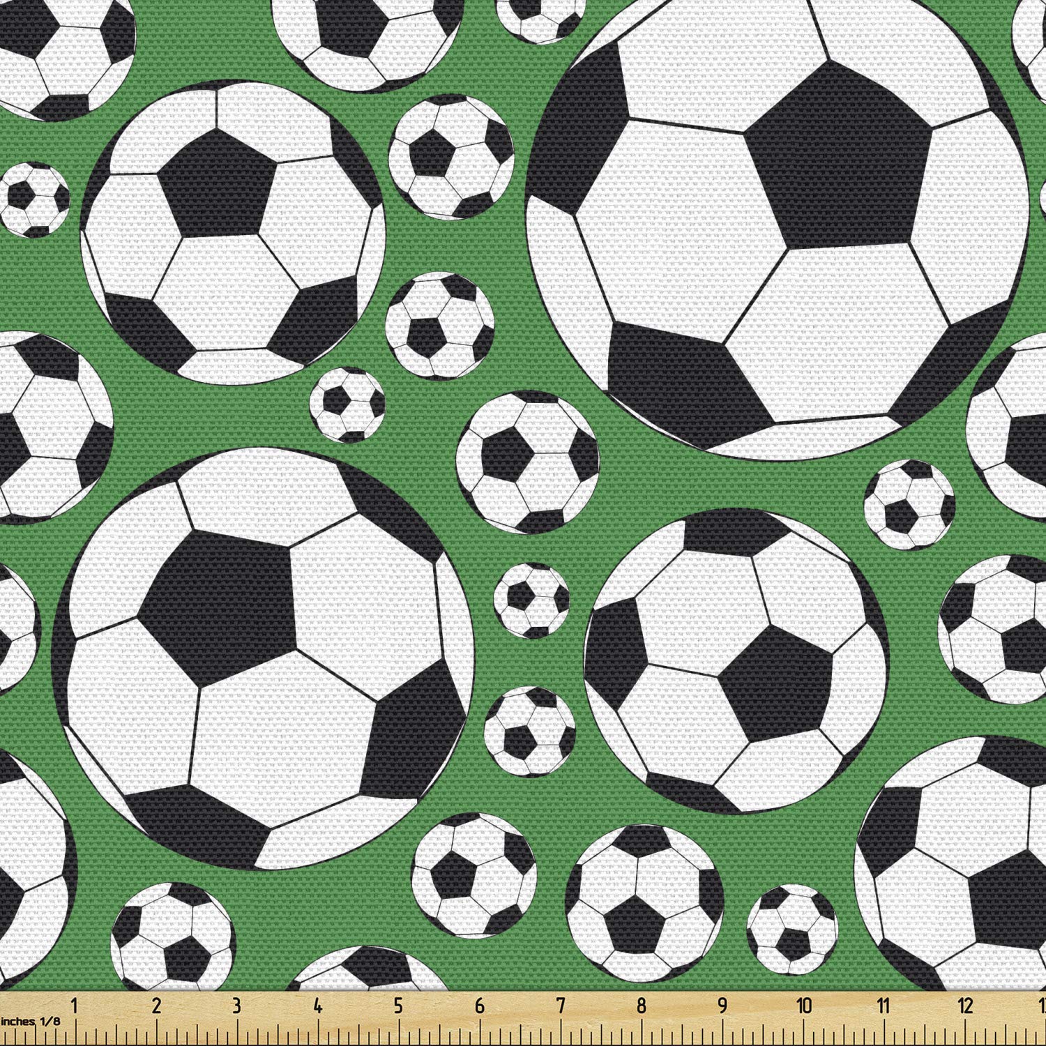 Amazon.com: Ambesonne Soccer Fabric by The Yard, Various Sizes ...