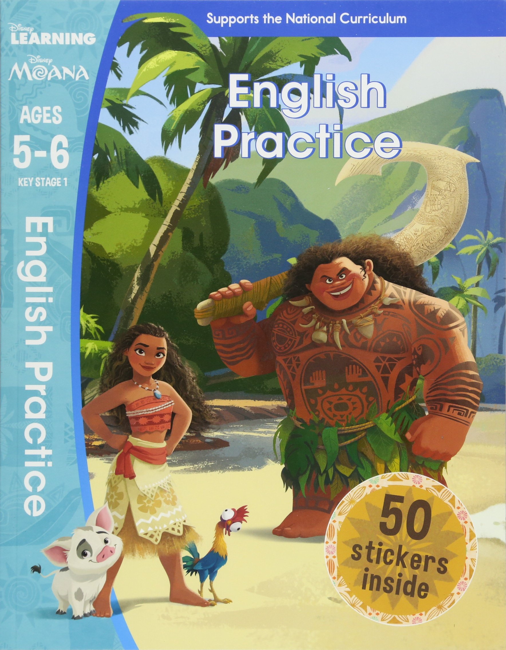 Scholastic Moana - English Practice (Ages 5-6) (Disney Learning ...