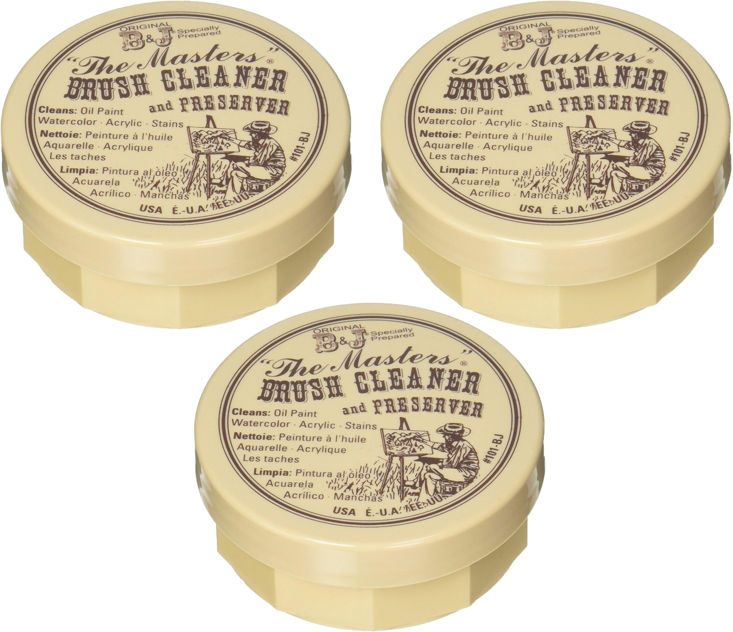 Amazon.com: General Pencil The Master's Brush Cleaner & Preserver, 1 oz