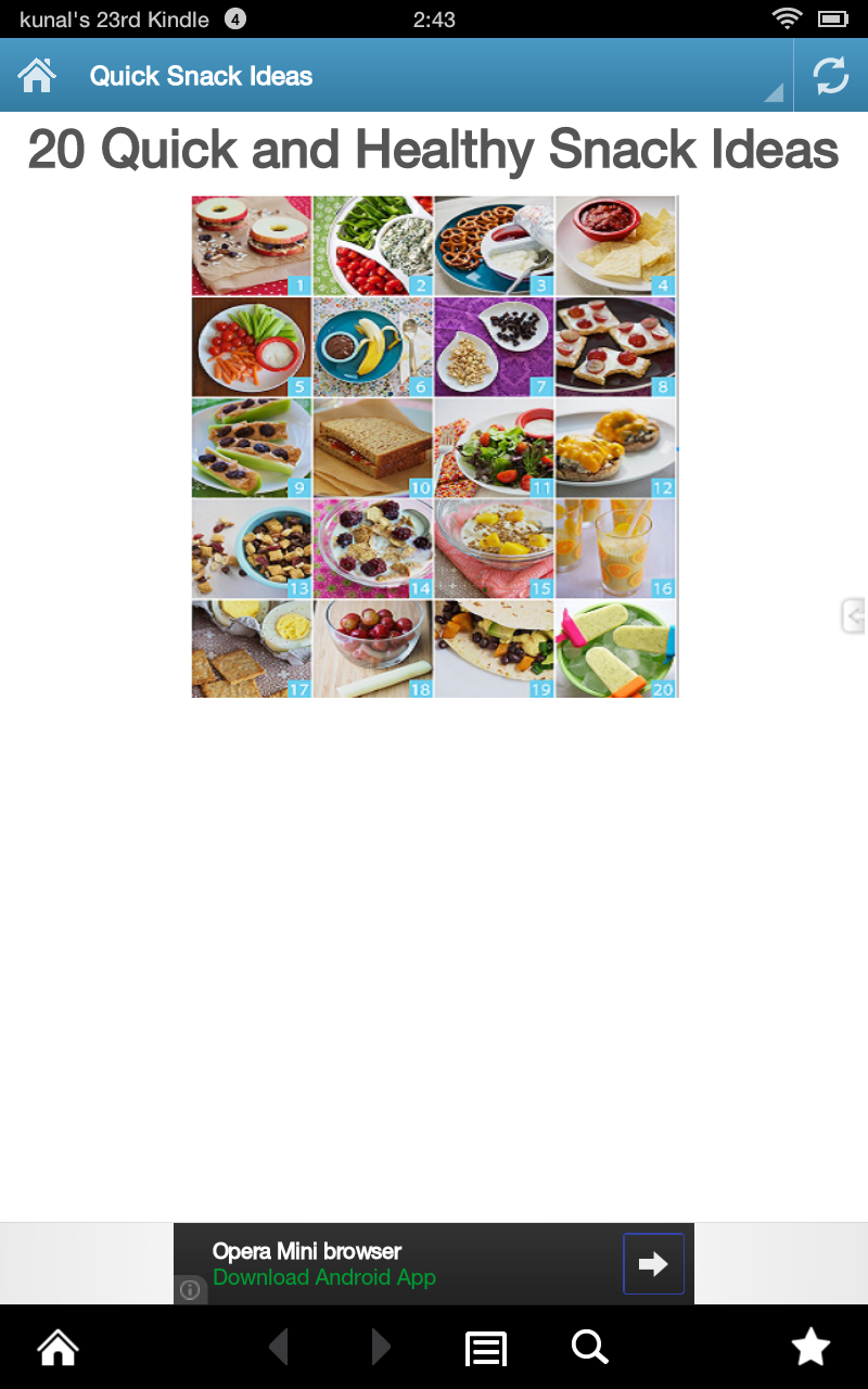 Free Healthy Snack Ideas. - App on Amazon Appstore