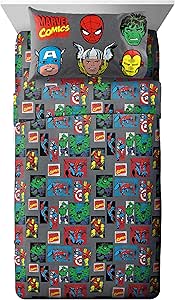 Amazon.com: Jay Franco Marvel Avengers Superheroes Full Sheet Set - 4 ...