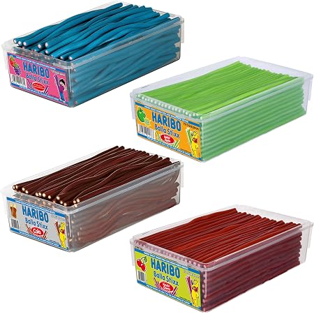 Haribo Balla Stixx (jadis Balla Balla) Fraises, Bonbons Gélifiés ...